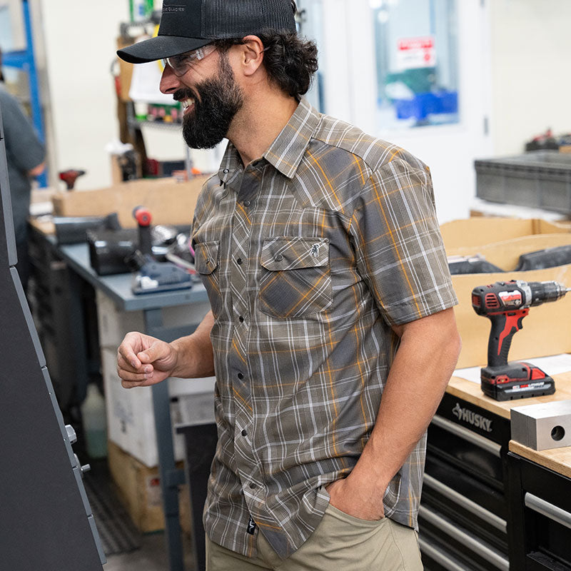 Breaks Snap Shirt SS – Stone Glacier